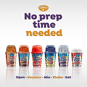 BON YURT ALPINA - Pack of 12, 5.78 Oz - Flip Yogurt with Frosted Flakes Cereal Cups - Breakfast Food Cereals - Kids Yogurt - Yogurt with Toppings