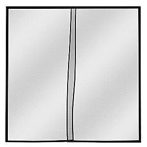 Magnetic Garage Door Screen for One Car Garage- Heavy Duty Weighted Garage Enclosure Curtain for Mosquito & Small Parts 08057 Magnet Squares with Adhesive, 1/16X1-Inch, Pack of 24