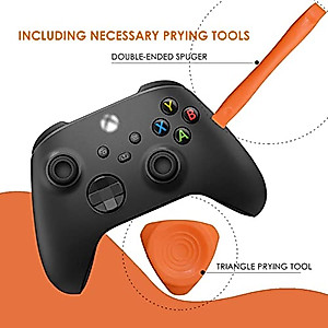 Bumpers Replacement LB RB Button for Xbox Series X/S Controllers (2 black)