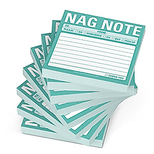 1-Count Knock Knock Nag Note Sticky Notes, to Do List Notepad, 3 x 3-inches, 100 Sheets Each