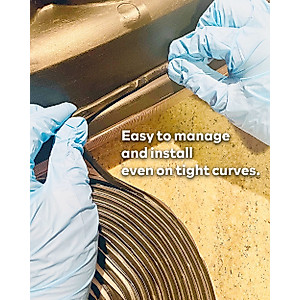 XFasten Butyl Headlamp Sealant, 7 millimeters x 20 Feet, 7 millimeters Thick, OEM Grade Automotive Rubber Butyl Rope Tape for Headlamp, Headlight, Windshield, Window, and Pool Light Sealant Tape