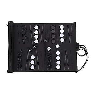 STOBOK Travel Accessories Travel Accessories Travel Accessories Backgammon Chess Board Travel Backgammon Get The Games Out Backgammon Roll Up Backgammon Chessboard Roll Up Chessboard Travel Set