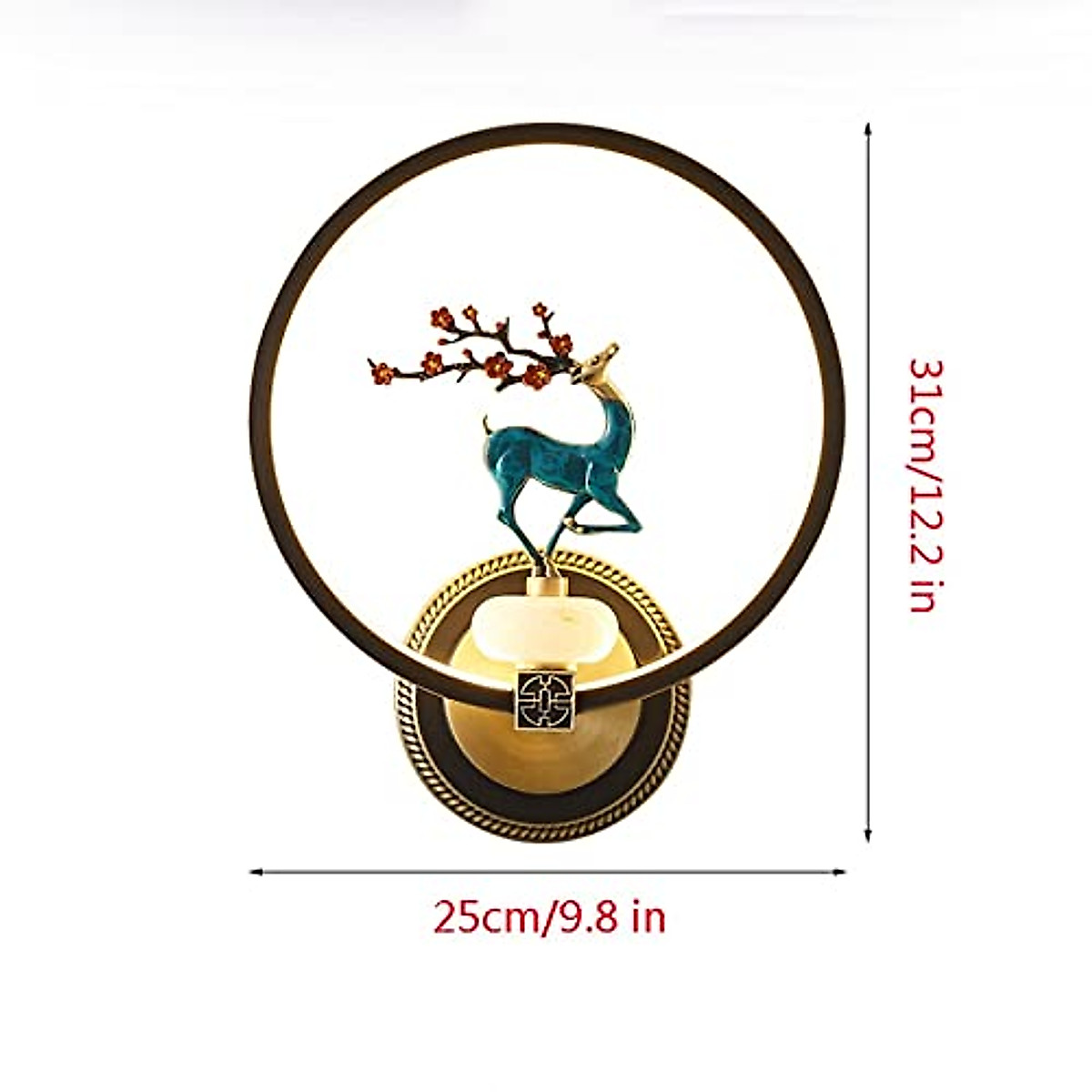 Lighting Wall Lamps, Decorative Wall Lamps New Chinese Style Living Room Background Wall Lamp Bedroom Bedside Lamp Zen Chinese Style Lamps And Lanterns Zen Lighting Bracket Light LED Nightlights Senso