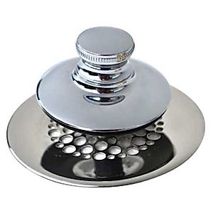 WATCO 48750-PP-CP-G Bathtub Stopper And Drain,Grid Strainer