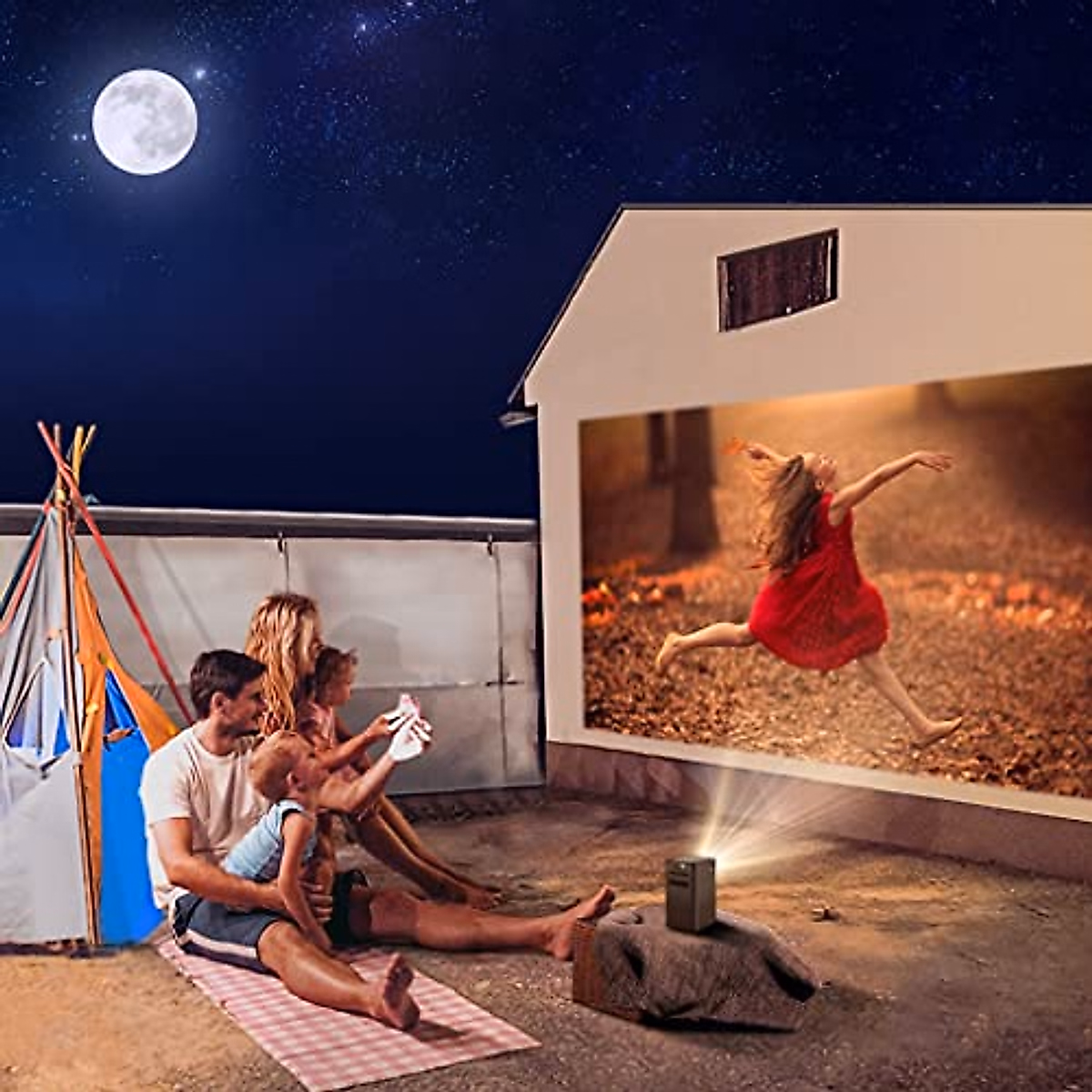 APAINI P20 Mini Portable Pico Smart Screenless Tv Led Dlp Projector 4k 1080p for Mobile Phone Smartphone