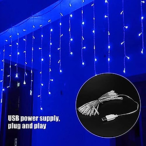 USB Fairy String Lights, 5 Meters/16.4 Feet LED Light String Fairy Lights for Bedroom for Wedding Party Home Garden for Outdoor Indoor Wall Decorations