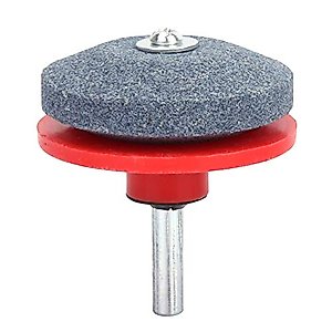 Yuecoom Mower Lawnmower Blade Sharpener, Garden Lawn Mower Blade, Grinder Power Drill Grinding Tool, Drill Attachment Kit Lawnmower Blade Sharpener(red)