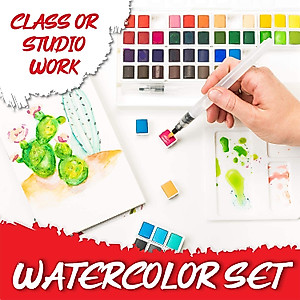 Watercolor Palettes 48 pack