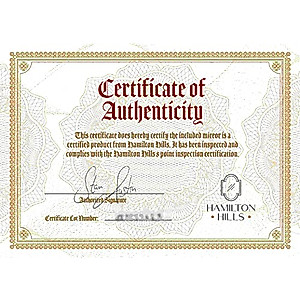 Hamilton Hills 16x26 inch White Recessed Medicine Cabinet with Mirror | Beveled Medicine Cabinet Organizer with Shelves | Farmhouse Wall Mounted Hanging Rectangular Bathroom Cabinet