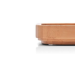 Bamboo Vanity Tray, Bathroom Counter Tray, Bamboo Tray for Bathroom and Home Decor, 11.8L x 6.1W x 0.9H inches