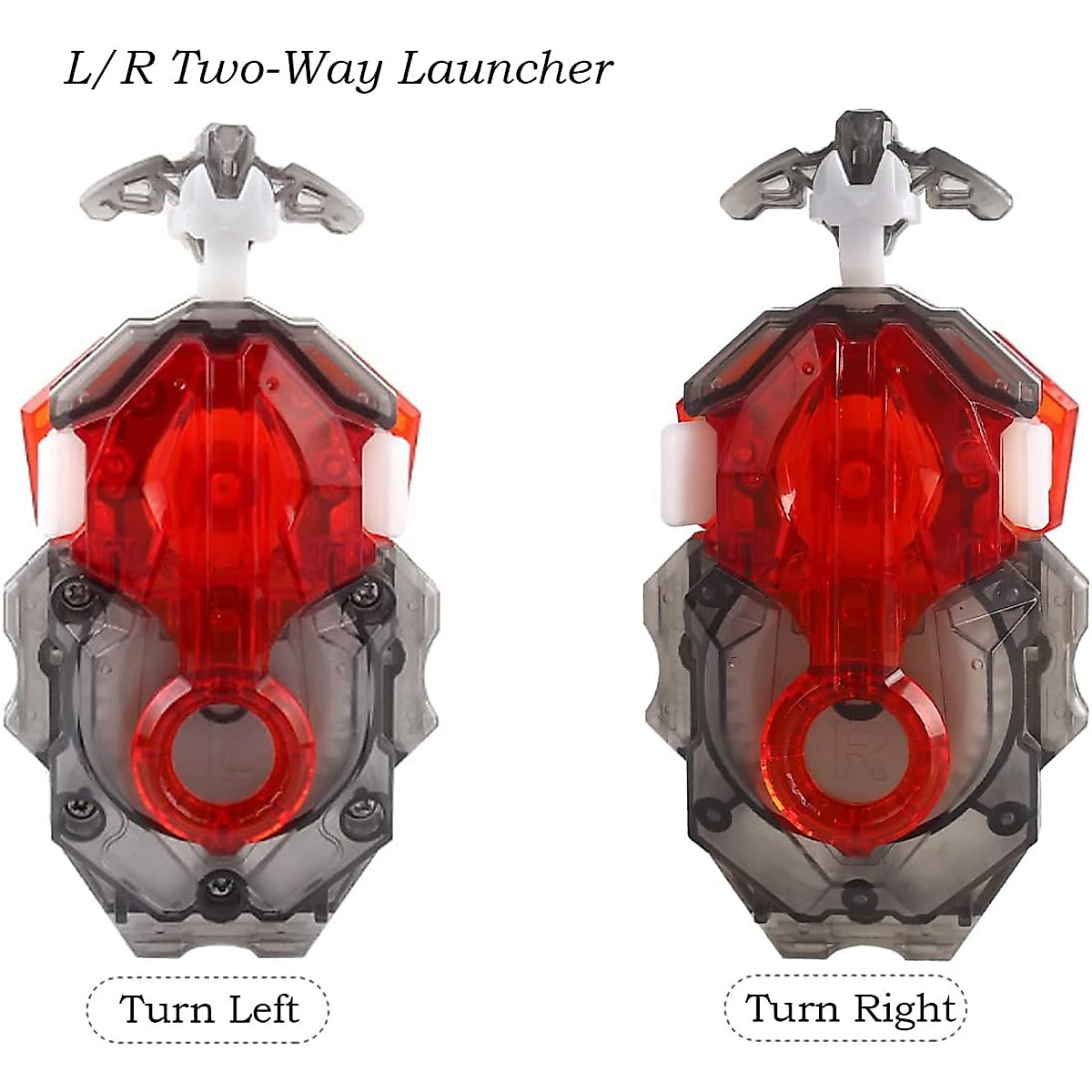 Battling Tops Burst Battle B-177 & B-175 Gyro Toy Set with B-184 and H-13A Left & Right Launchers