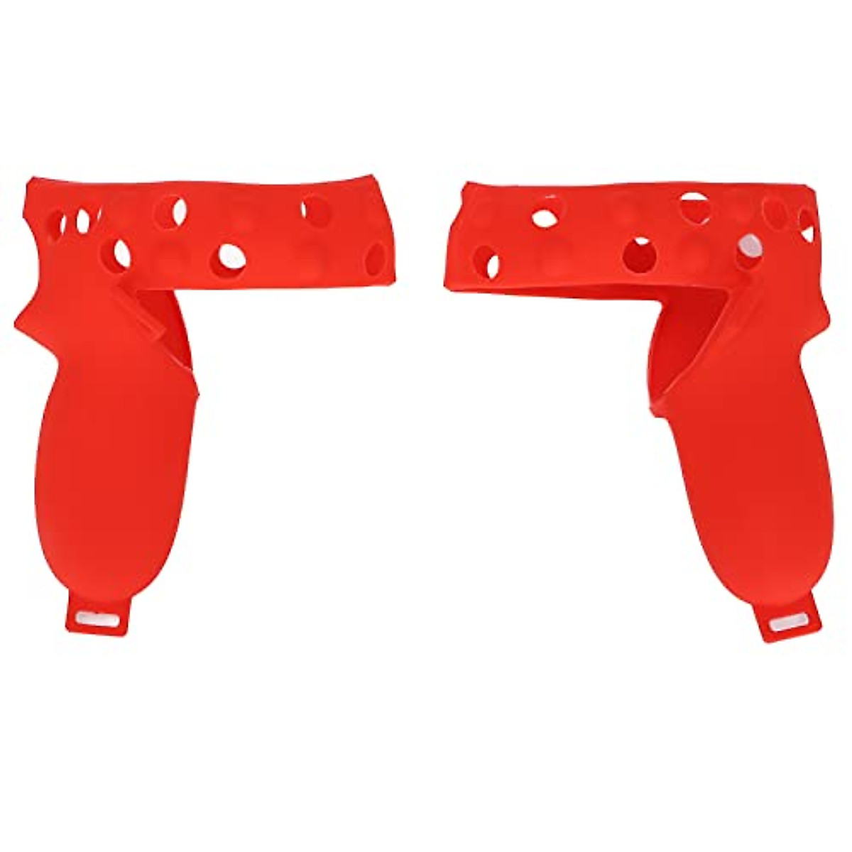 HAOX VR Joystick, Washable Comfortable Controller Grip Cover Antislip Sweatproof for Quest 2(red)