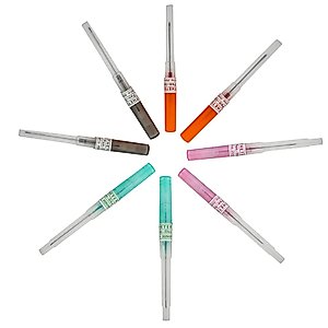 Catheter Piercing Needles - 8pcs Mixed Body Tattoo Piercings Needle 14G 16G 18G 20G, Disposable Piercing Needles Used for Ear Nose Piercings Tattoo Supply