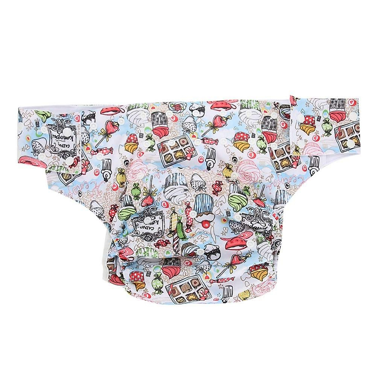 Reusable Nappies,Reusable Adult Cloth Diaper Washable Breathable Adjustable Pocket Diaper(Light )