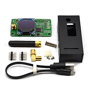 AURSINC MMDVM Hotspot Board (V1.5.2) + Antenna + OLED Display Aluminium Case Support UHF C4FM YSF NXDN DSTAR P25 DMR Fully Assembled and Tested (Raspberry pi not Included)