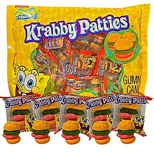 Frankford SpongeBob SquarePants Krabby Patties Gummy Candy, 5.7 oz Bag