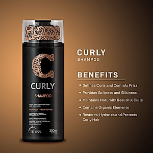 Truss Curly Shampoo and Conditioner Set Bundle