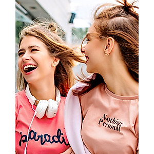 Shownee Gold Huggie Earrings for Women Small Huggie Hoop Earrings for Women Gift 14K Gold Plated Hoops Set with Cubic Zirconia