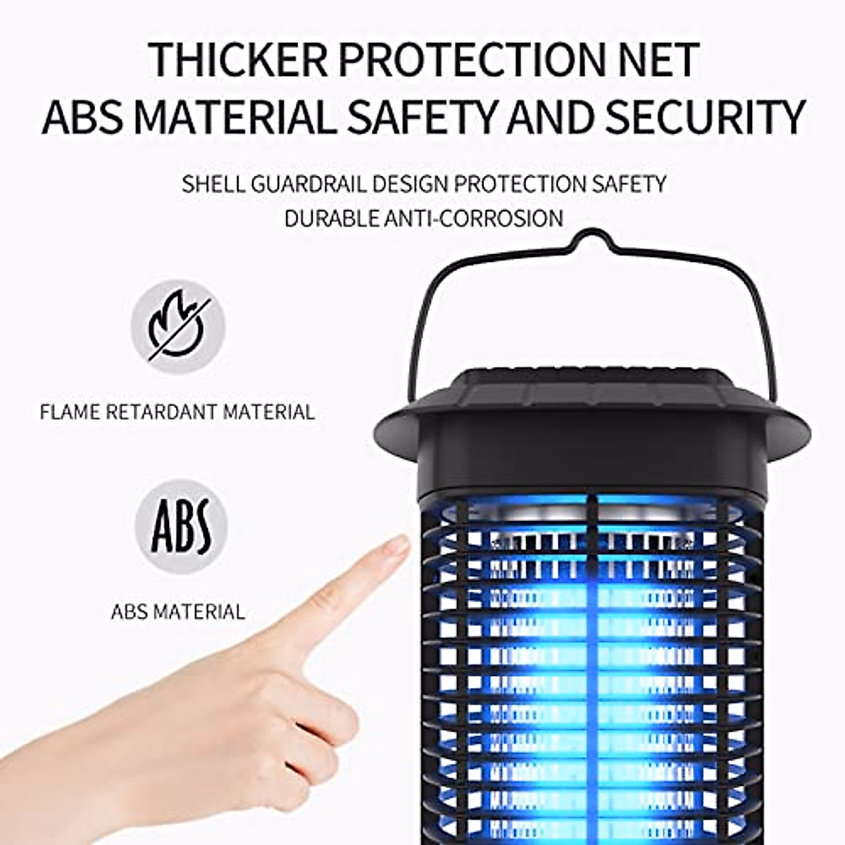 Bug Zapper for Outdoor Indoor Energy Saving，18w Bulb 4200V High Powered Mosquito Killer Insect Fly Trap ，Insect Zapper for Home Backyard Patio