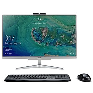 Acer Aspire C24-865-ACi5NT AIO Desktop, 23.8" Full HD, 8th Gen Intel Core i5-8250U, 12GB DDR4, 1TB HDD, 802.11ac WiFi, Wireless Keyboard and Mouse, Windows 10 Home
