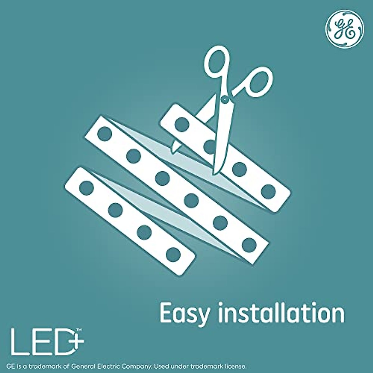 GE LED+ Color Changing LED Light Strip with Remote, Music Syncing Strip Light, 32 Foot