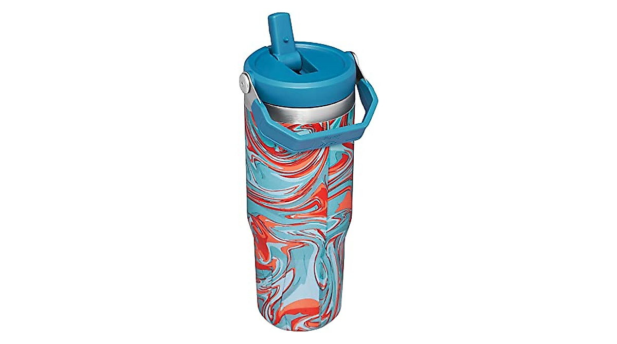 Stanley IceFlow™ Flip Straw Tumbler 30oz Pool Swirl — 🛍️ The Retail Market