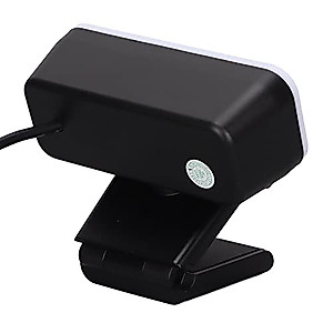 Webcam, Lighting Adjustment Autofocus Built in Microphone USB Web Computer Camera with Cover for Teaching Video Conferencing Plug and Play Hd Webcam for Pc Mac Laptop Desktop