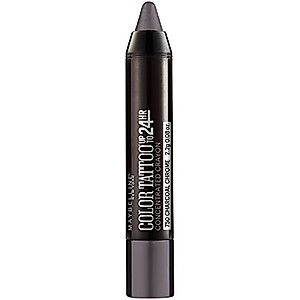Maybelline Eyestudio ColorTattoo Concentrated Crayon,750 Charcoal Chrome, 0.08 oz.