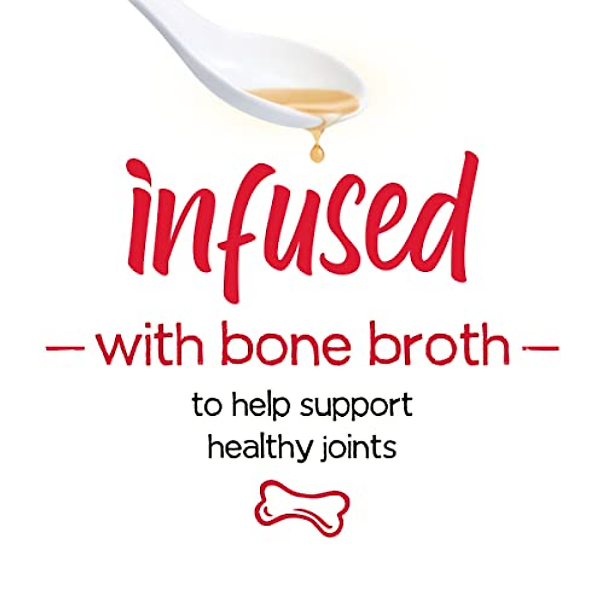 Beneful Purina Infused Wet Dog Food Pate, with Real Beef, Carrots and Spinach, with Bone Broth for Dogs - (8 Packs of 3) 3 Oz. Sleeves