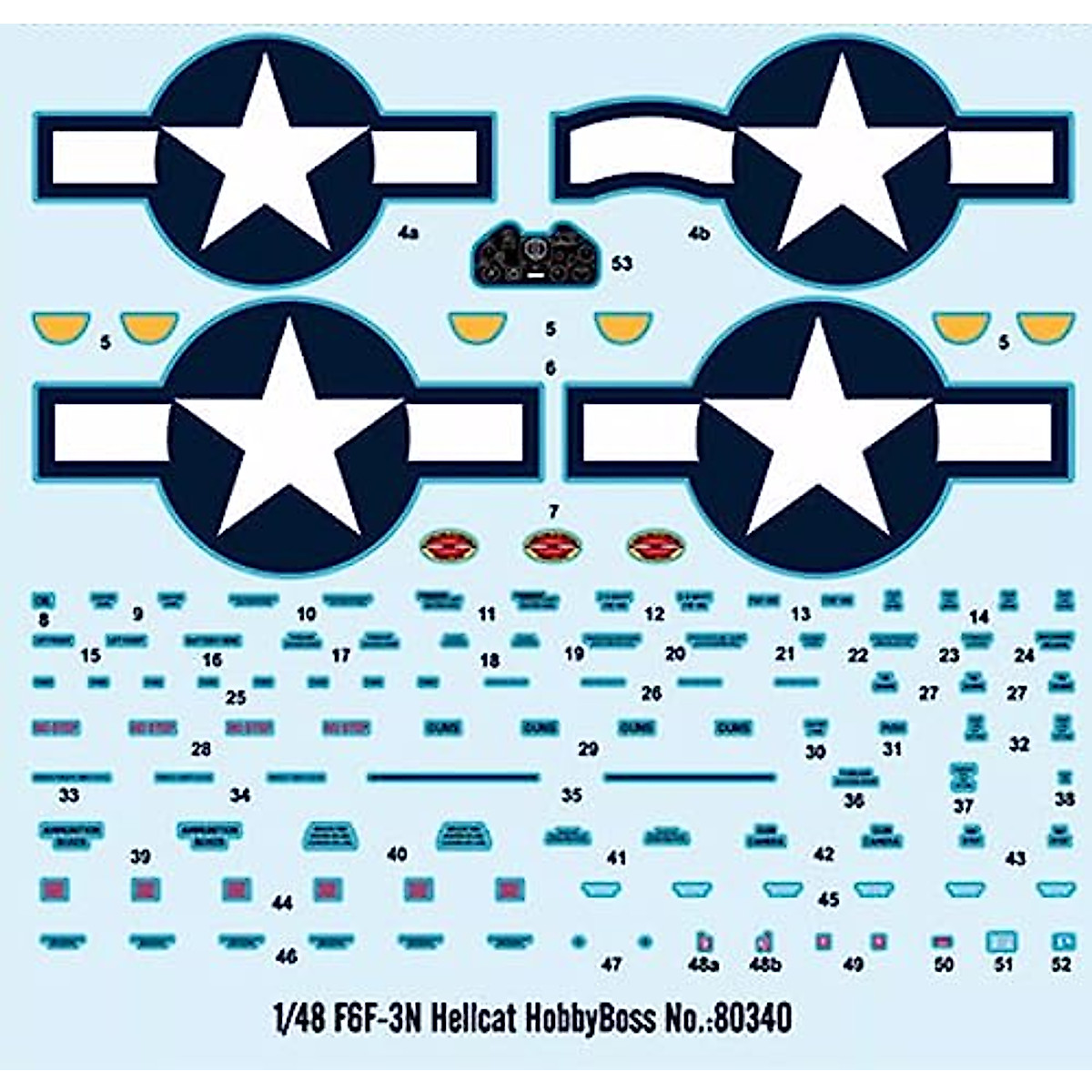 FMOCHANGMDP Fighter 3D Puzzles Plastic Model Kits, 1/48 Scale US F4U-5N Corsair Fighter Model, Adult Toys and Gift, 8.5 x 10.3Inchs
