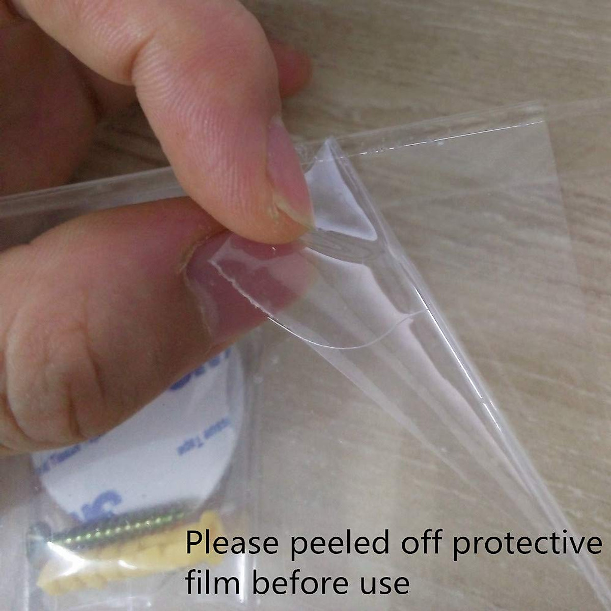 MyJell Acrylic TV Remote Control Holder Wall Mount Storage Box Media Organizer Rack