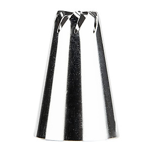 Restaurantware Pastry Tek Piping Tip 1 Reusable Drop Flower Icing Tip - #108 Dent-Resistant Stainless Steel Pastry Tip Dishwasher-Safe Decorate Cupcakes Cakes or Cookies