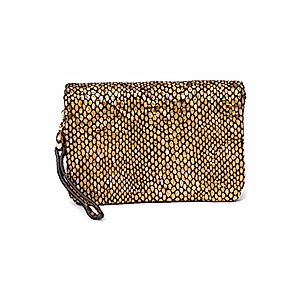 HOBO Eliza Small Zip Around Wallet For Women - Leather Construction With Interior Key Clip, Functional and Charming Wallet Disco Print One Size One Size