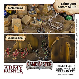 The Army Painter Dungeons and Dragons Starter Terrain Paint Set with 5 Terrain Paints, 1 Spray, Basing Materials - Gamemaster (Dungeons & Caverns Terrain Paint Starter Set)