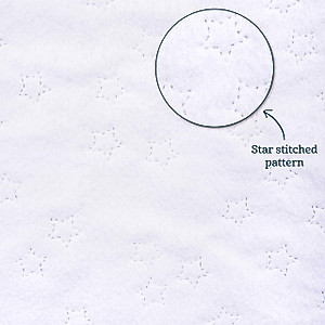 Gerber, Baby Boys and Girls Newborn Infant Baby Toddler Nursery Waterproof Barrier Bedding Crib Protector Pad, 18”x 7”, White, 2 Pack