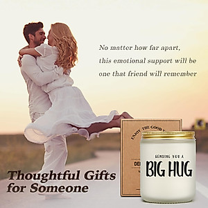 Sympathy Gifts for Loss of Loved One, Thinking of You Gifts for Women Men, Miscarriage Get Well Soon Bereavement After Surgery Gifts, Sending You a Big Hug Cheer Up Lavender Scented Candle