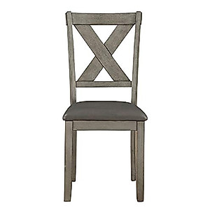 Homelegance 6-Piece Pack Dinette Set, Gray