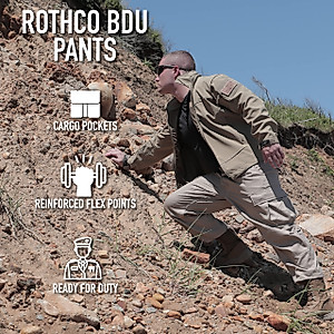 Rothco BDU Pant, Red Digital Camo, Medium