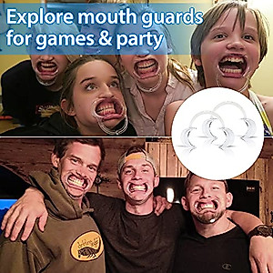 EZGO 20 Pieces (Size S) C-Shape Teeth Whitening Cheek Retractor, Autoclavable Dental Mouth Opener, Disposable Dental Lip Cheek Retractor for Mouthguard Challenge Game