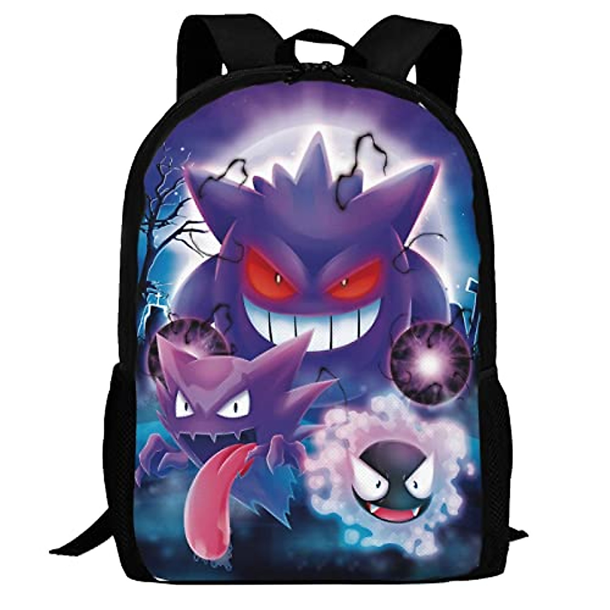 NoogYent Backpack, Anime Adjustable Shoulder Straps Laptop Backpack Simple Large Capacity Backpack Travel Bag, One Size (11629)