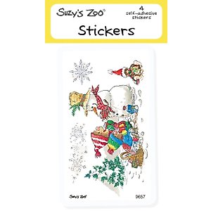 Suzy's Zoo Stickers 4-pack, Ollie Snowman" 10161
