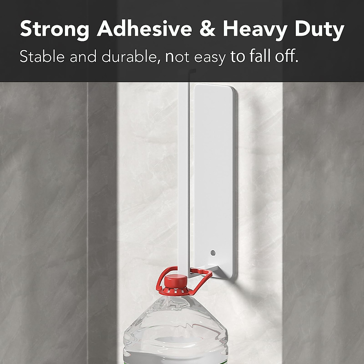 Esusom Paper Towel Holder Under Cabinet Rolls Plastic Cling Film Paper Towel Holder Adhesive for Kitchen Anti-Rust Metal Bathroom Toilet Paper Towel Holder Wall Mounted