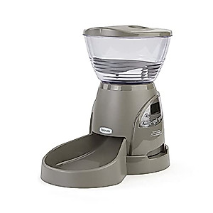 Petmate Programmable Pet Feeder, 5 lbs, One Size Fits All, Black