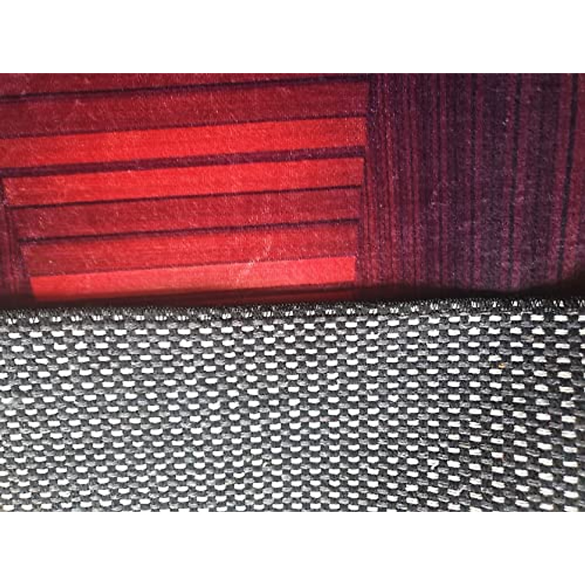 3D Vortex Rug, 3D Illusion Rug, Red Rectangular Illusion Rug, Vortex Illusion Carpet, 3D Effect, Optical Illusion (47”x70”)=120x180cm