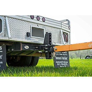 BulletProof Hitches™ 2-Tang Clevis with 1" Pin for Towing with Drawbar Systems, Pintle Systems, Farm Equipment (Rated 20,000 lbs)