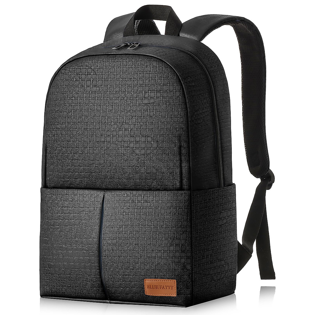 BLUEFATTY Casual Daypack Backpacks For Women Men Waterproof Travel Backpack Carry on Backpack Lightweight Breathable for Hiking-Black