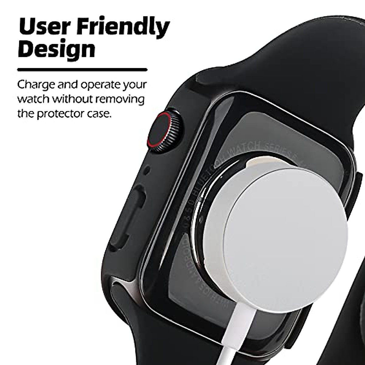 RIDAINTY 8 Pack Screen Protector Case for Apple Watch 44mm Series 6 5 4 SE Ultra Slim Hard Case with Tempered Glass Bumper iWatch Protective Cover Smartwatch Accessories for Women Men