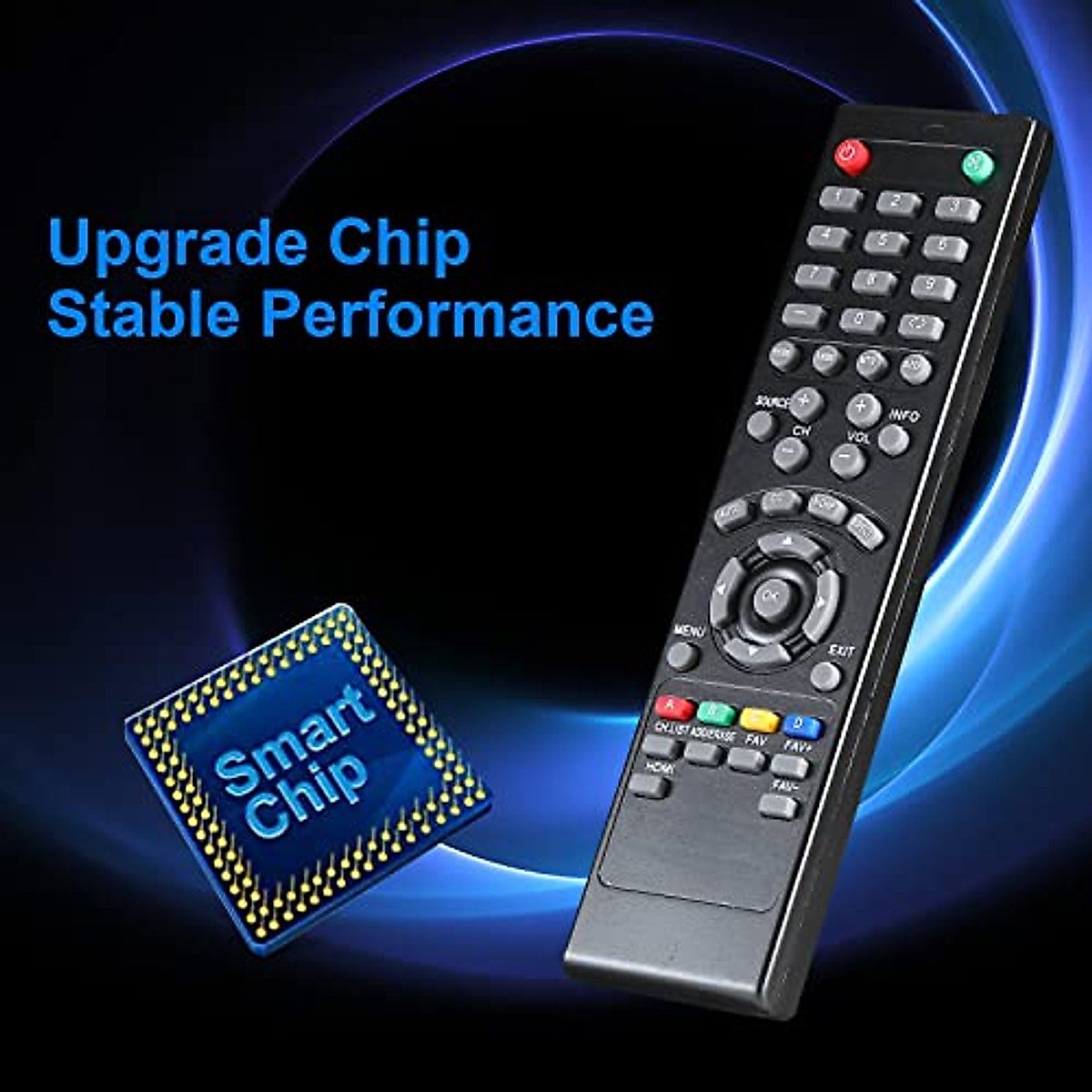 Universal TV Remote Control Fit for Almost All Seiki TV SC552GS