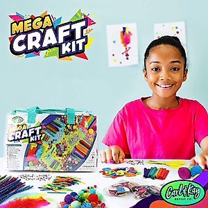 Mega Arts and Crafts Kit for Kids Age 4-8 - Toddler Art Supplies for Preschool, Kindergarten, Homeschool Projects
