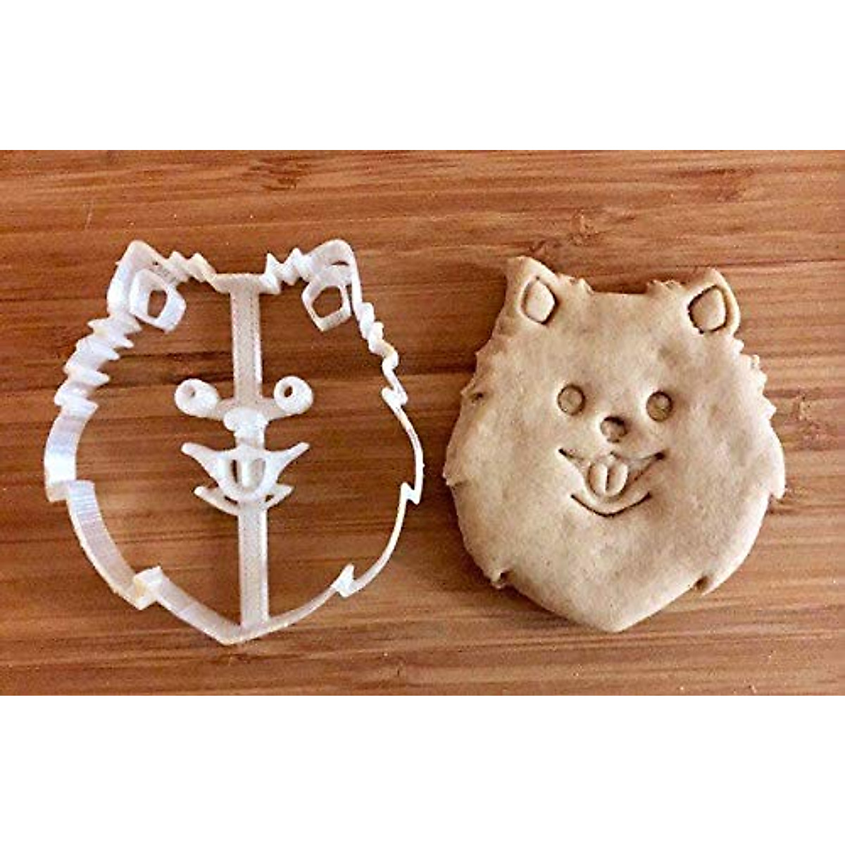 Pomeranian Cookie Cutter and Dog Treat Cutter - Dog Face